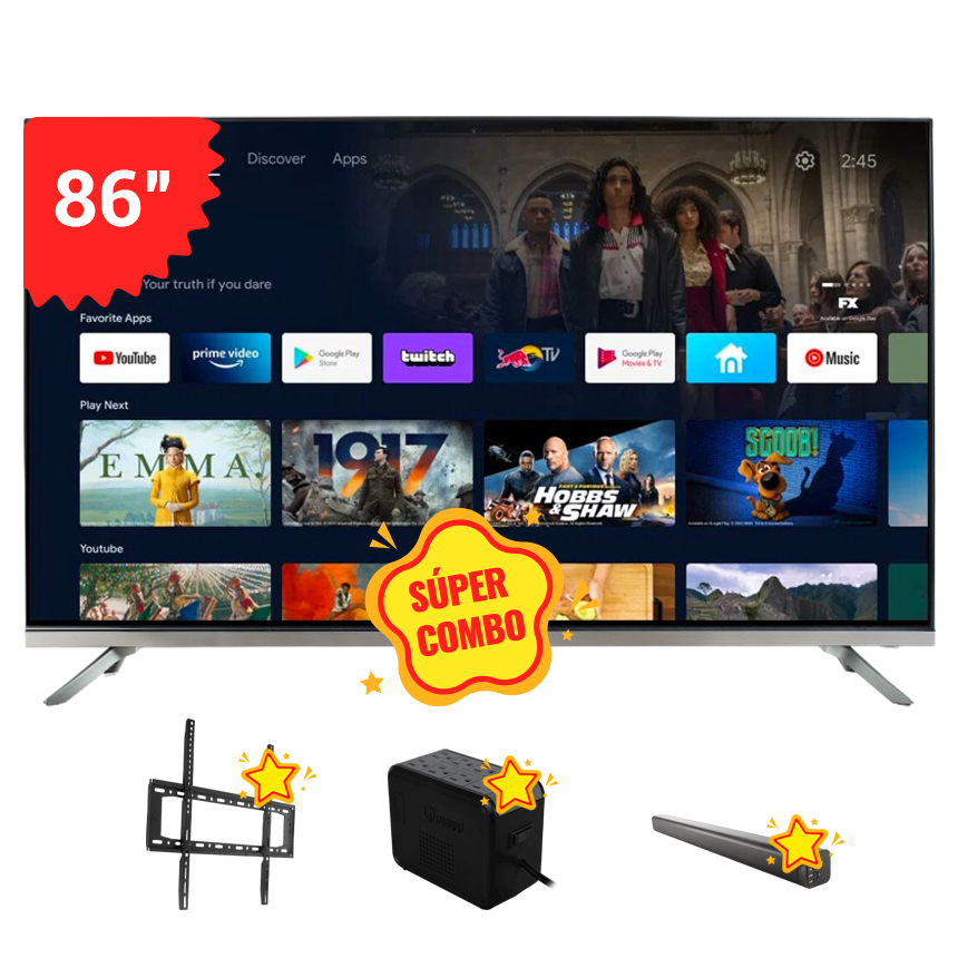 TCL 86" PUL OLED 4K HDR (86TMKQLED) | Tienda Virtual