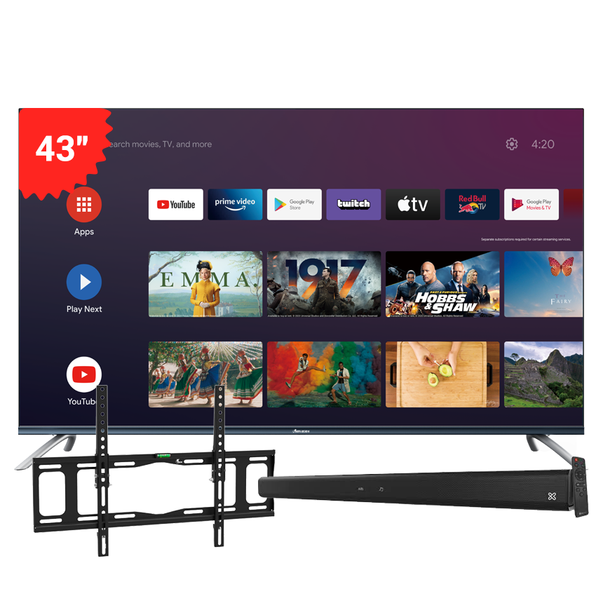 RIVIERA 43" (RLED-AND43TPXM) | Tienda Virtual