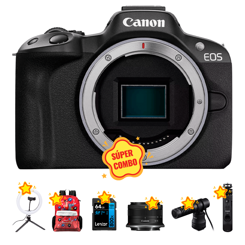 CANON CÁMARA FOTOGRÁFICA (EOS R50 CCK) | Tienda Virtual