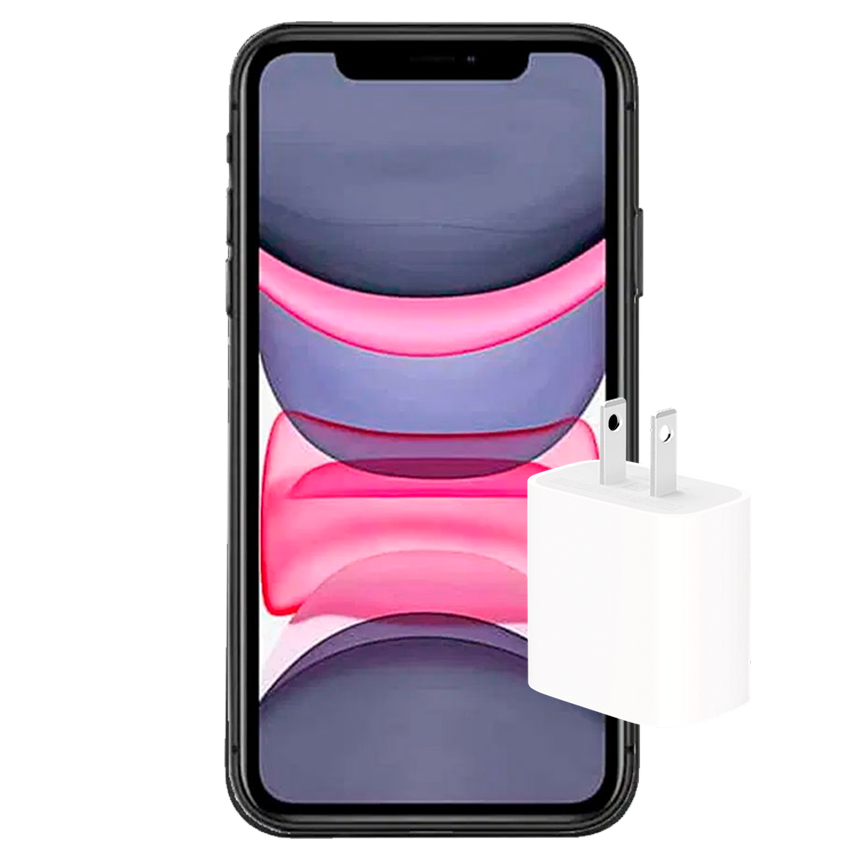COMBO IPHONE 11 (64 GB) + APPLE 20 W POWER ADAPTER | Tienda Virtual