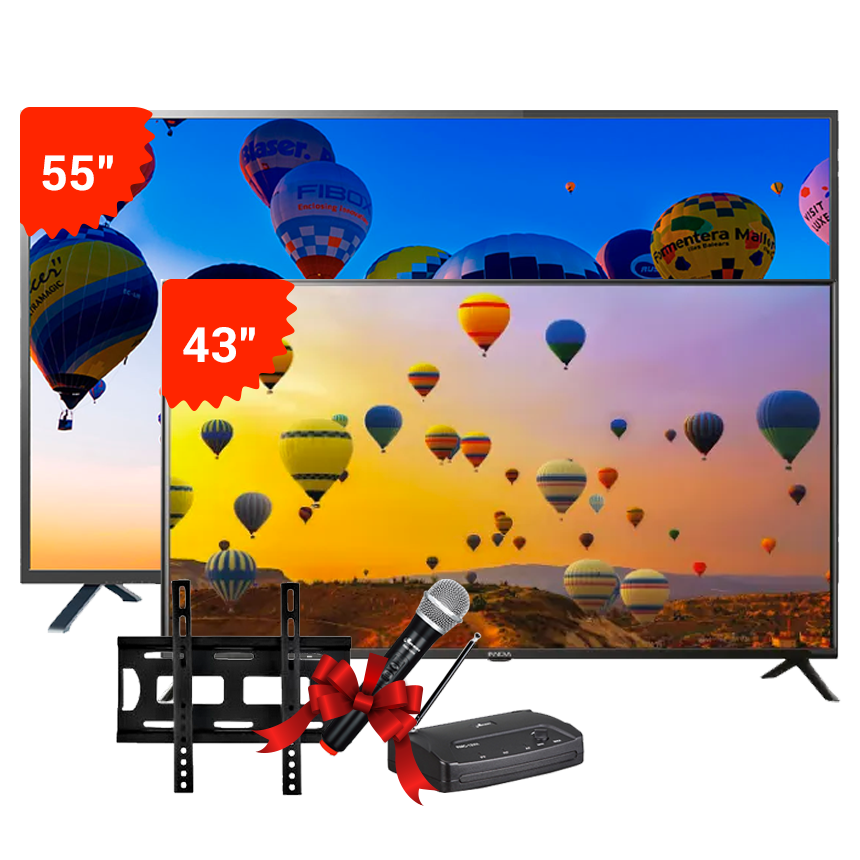 INNOVA 55" UHD + INNOVA 43" FHD | Tienda Virtual