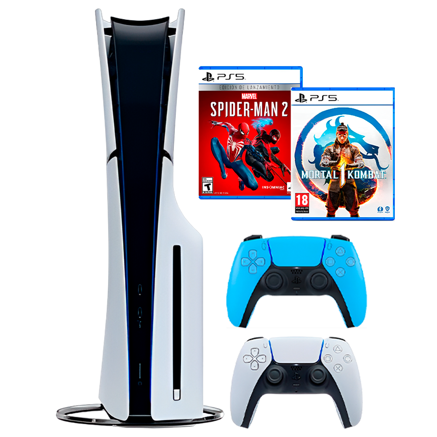 COMBO CONSOLA SONY PS5 EDICION DISCO (1TB) + VIDEOJUEGO SONY PS5 MORTAL ...