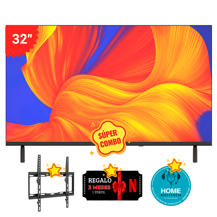 INNOVA 32" SMART LED HD (IN-LED-32HD-GTV-MO) | Tienda Virtual