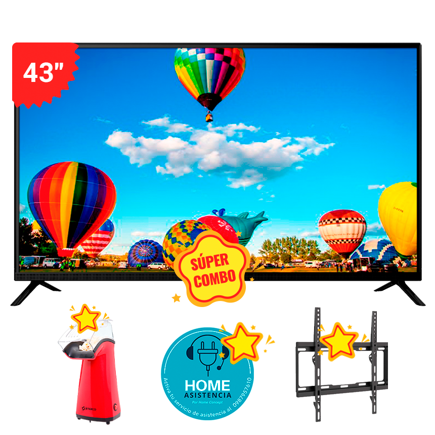 INNOVA 43" SMART LED (IN-LED43-ANDR11-MO) | Tienda Virtual