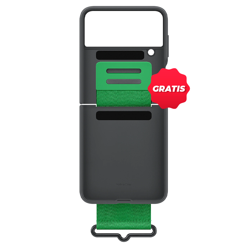 SAMSUNG GALAXY Z FLIP 4 (256GB) WITH COVER STRAP + SAMSUNG WALLCHARGER ...