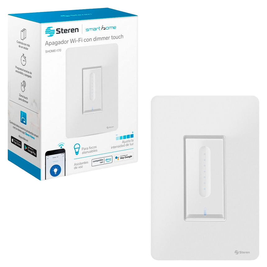 STEREN APAGADO WI-FI CON DIMMER (SHOME-170) | Tienda Virtual