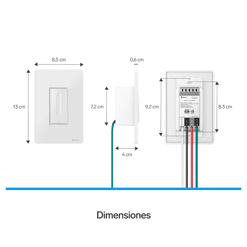 STEREN APAGADO WI-FI CON DIMMER (SHOME-170) | Tienda Virtual