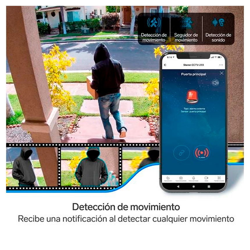 STEREN MINI CÁMARA WIFI 3 MPX (CCTV-233) | Tienda Virtual