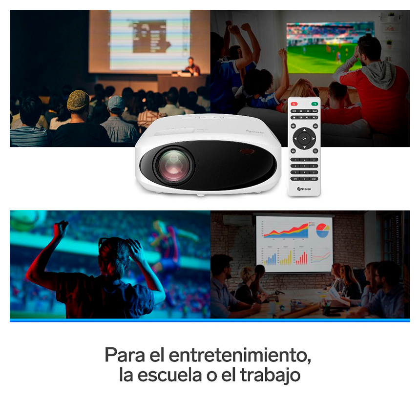 STEREN PROYECTOR MULTIMEDIA FULL HD (PRO-400) | Tienda Virtual