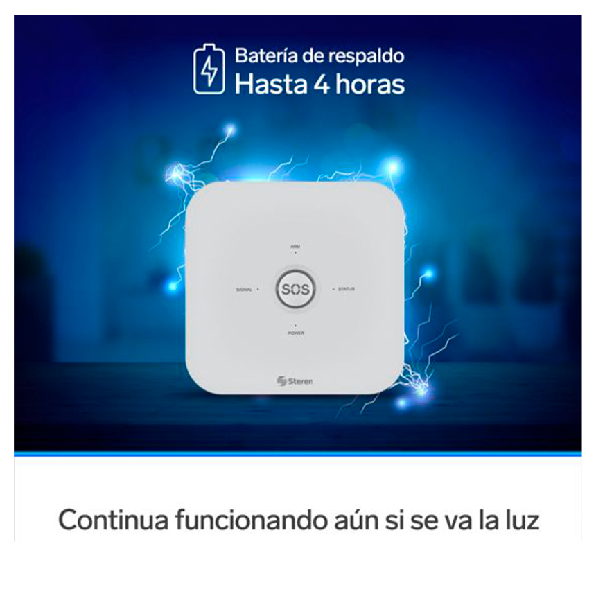 STEREN SISTEMA DE SEGURIDAD WI-FI (SHOME-2000C1) | Tienda Virtual