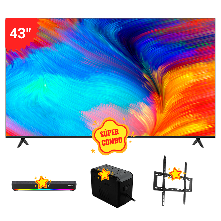 TCL 43" 4K HDR (43P635) | Tienda Virtual